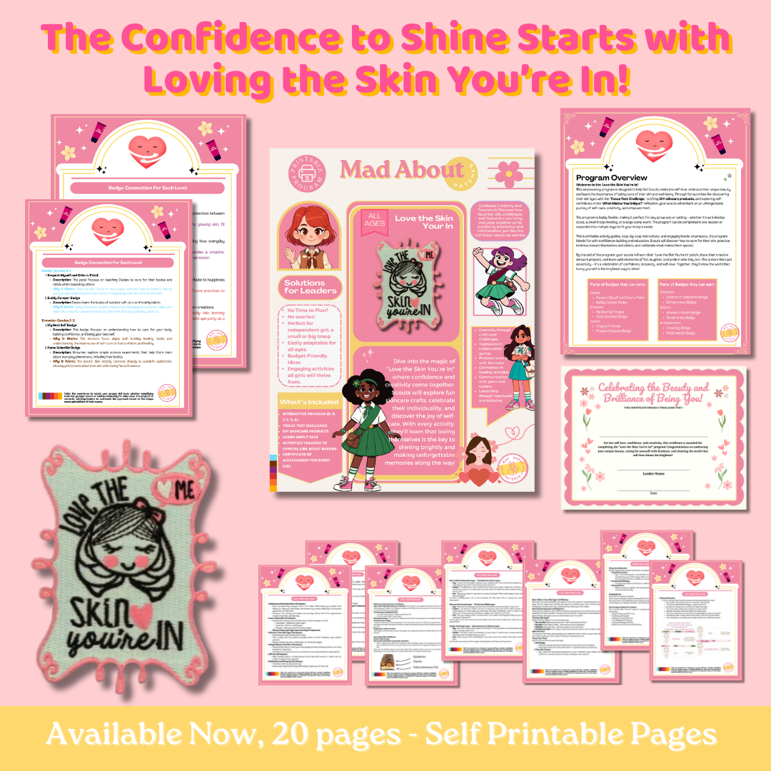 Love the Skin You're In Patch Activity Sheet – Mad About Patches