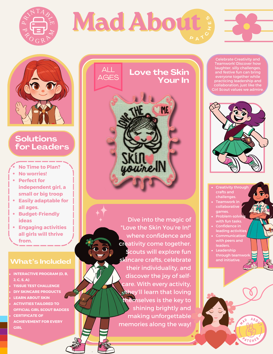 Love the Skin You're In Patch Activity Sheet – Mad About Patches