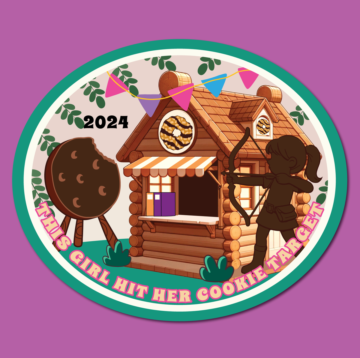 This Girl Hit Her Cookie Target" 2024 Patch – Mad About Patches