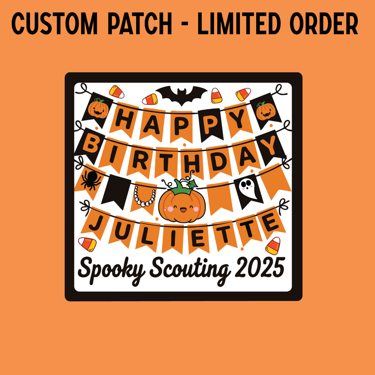 Happy Birthday Juliette. Spooky Scouting! – Mad About Patches