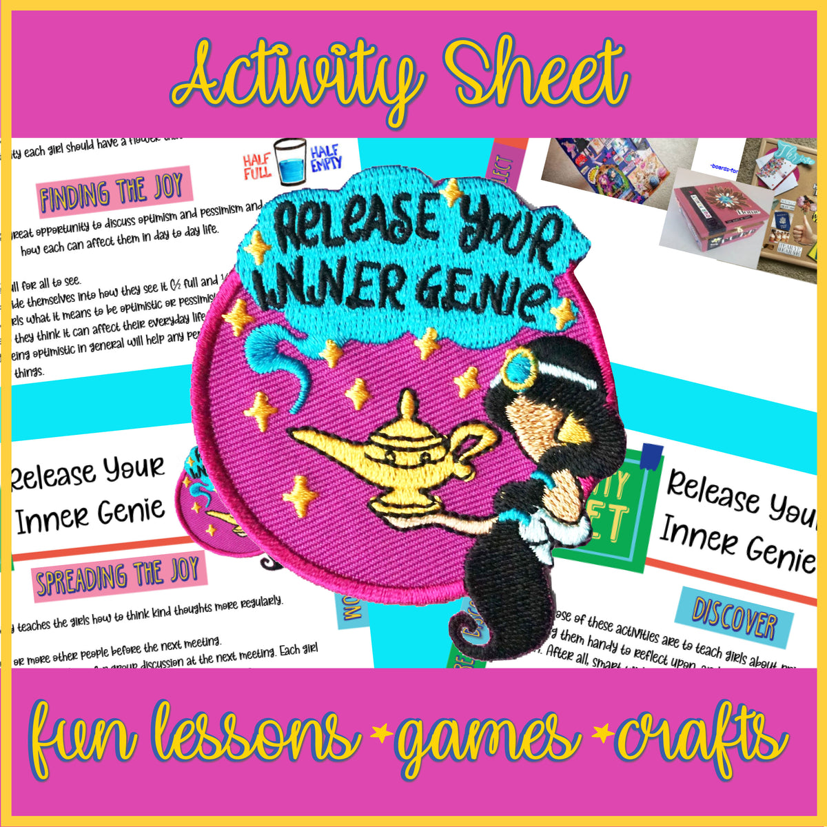 Release Your Inner Genie Activity Sheet – Mad About Patches