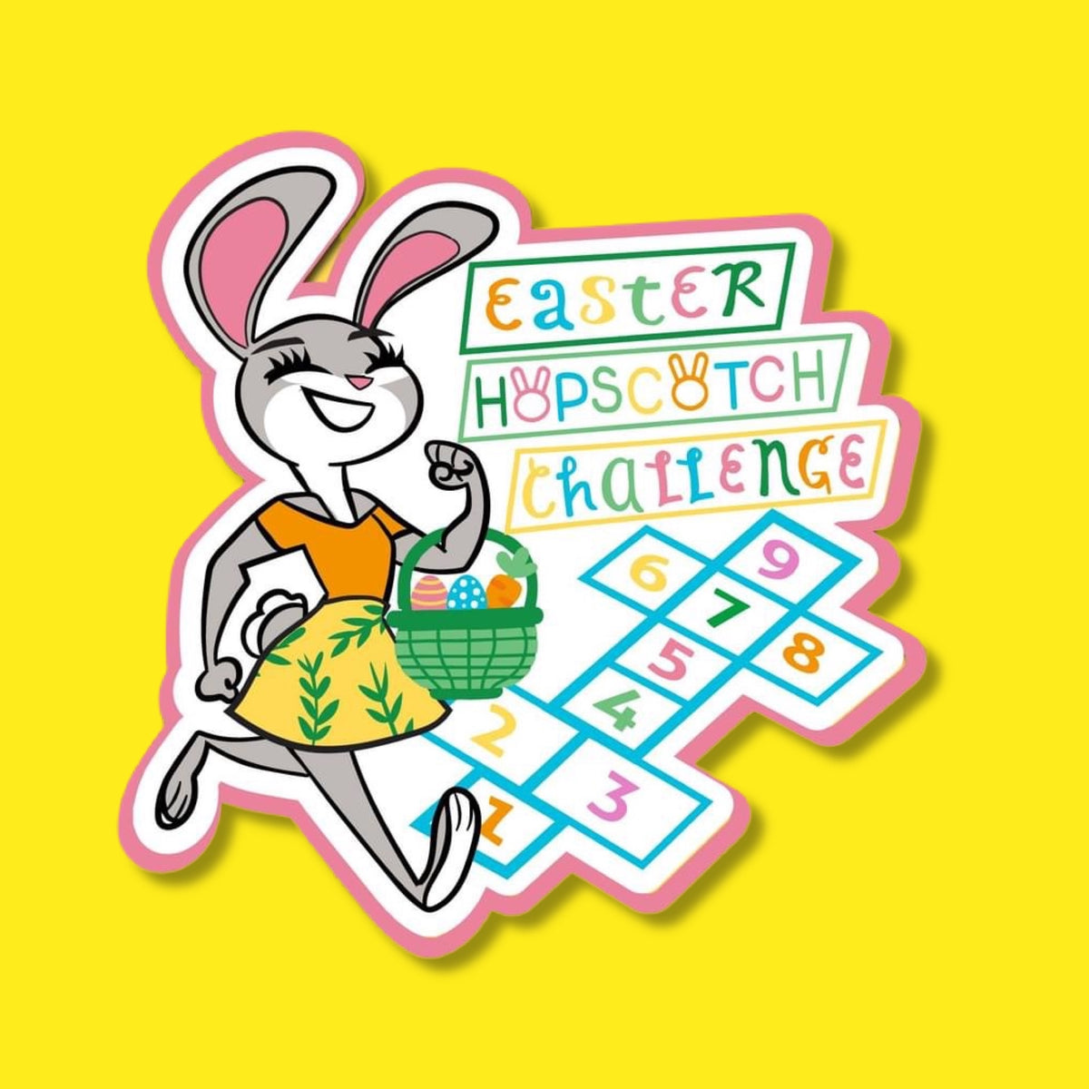 Easter Hopscotch Challenge – Mad About Patches