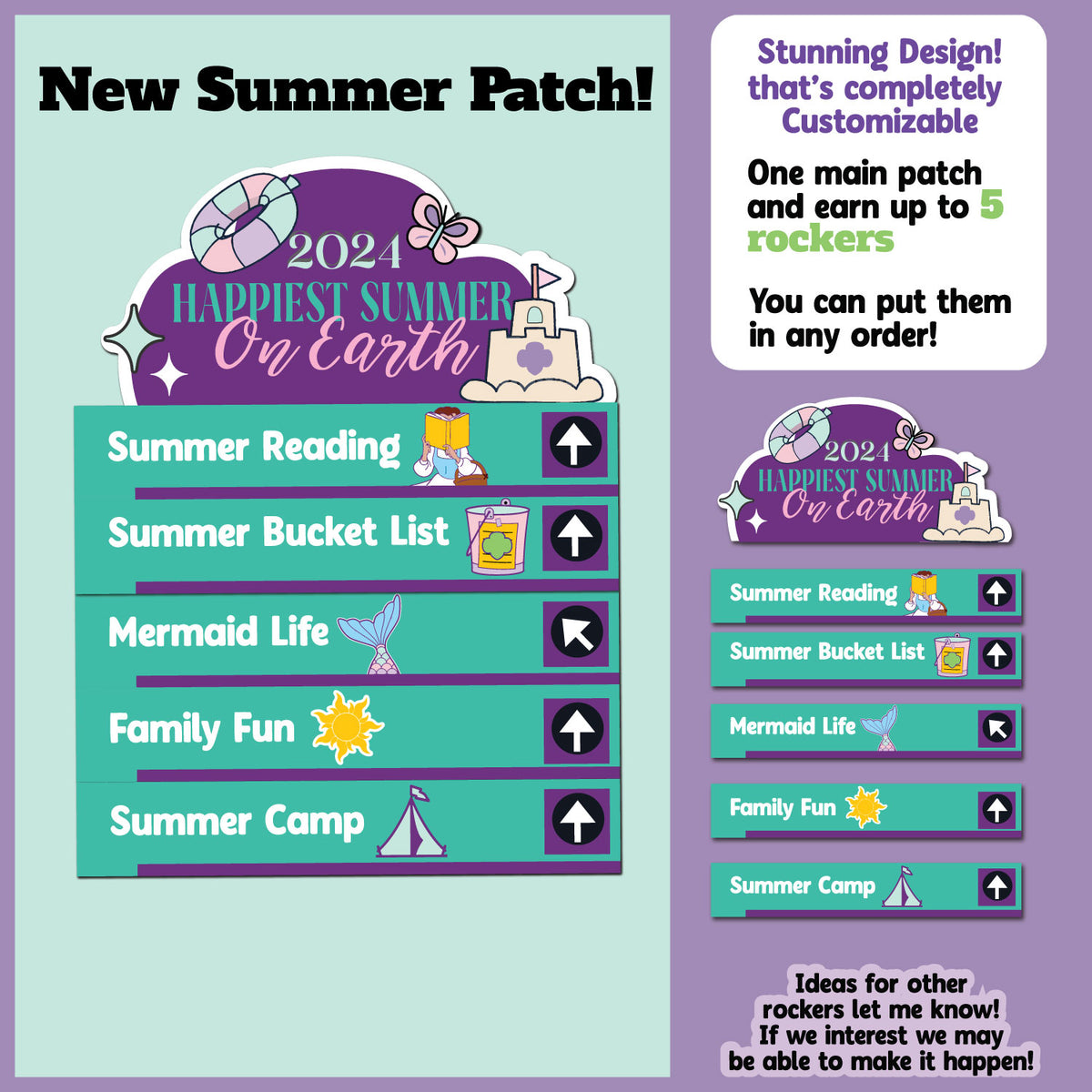2024 Happiest Summer on Earth - Main Patch and Optional Rockers – Mad ...