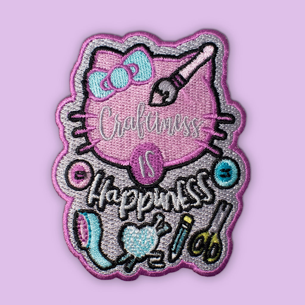 Craftiness Is Happiness Patch – Mad About Patches