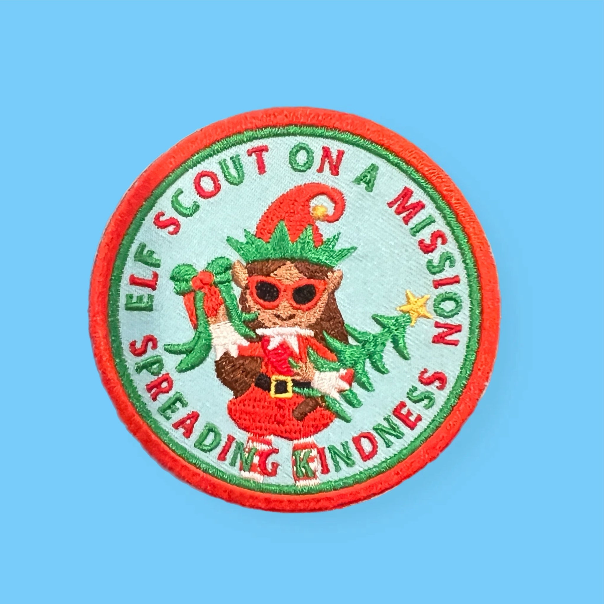 Elf Scout On A Mission - Spread Kindness Patch (light tone) – Mad About ...