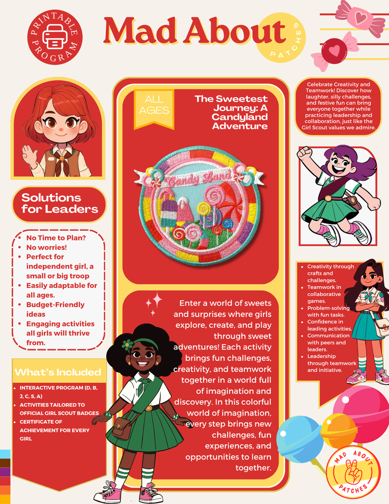 The Sweetest Journey: A Candyland Adventure Program – Mad About Patches
