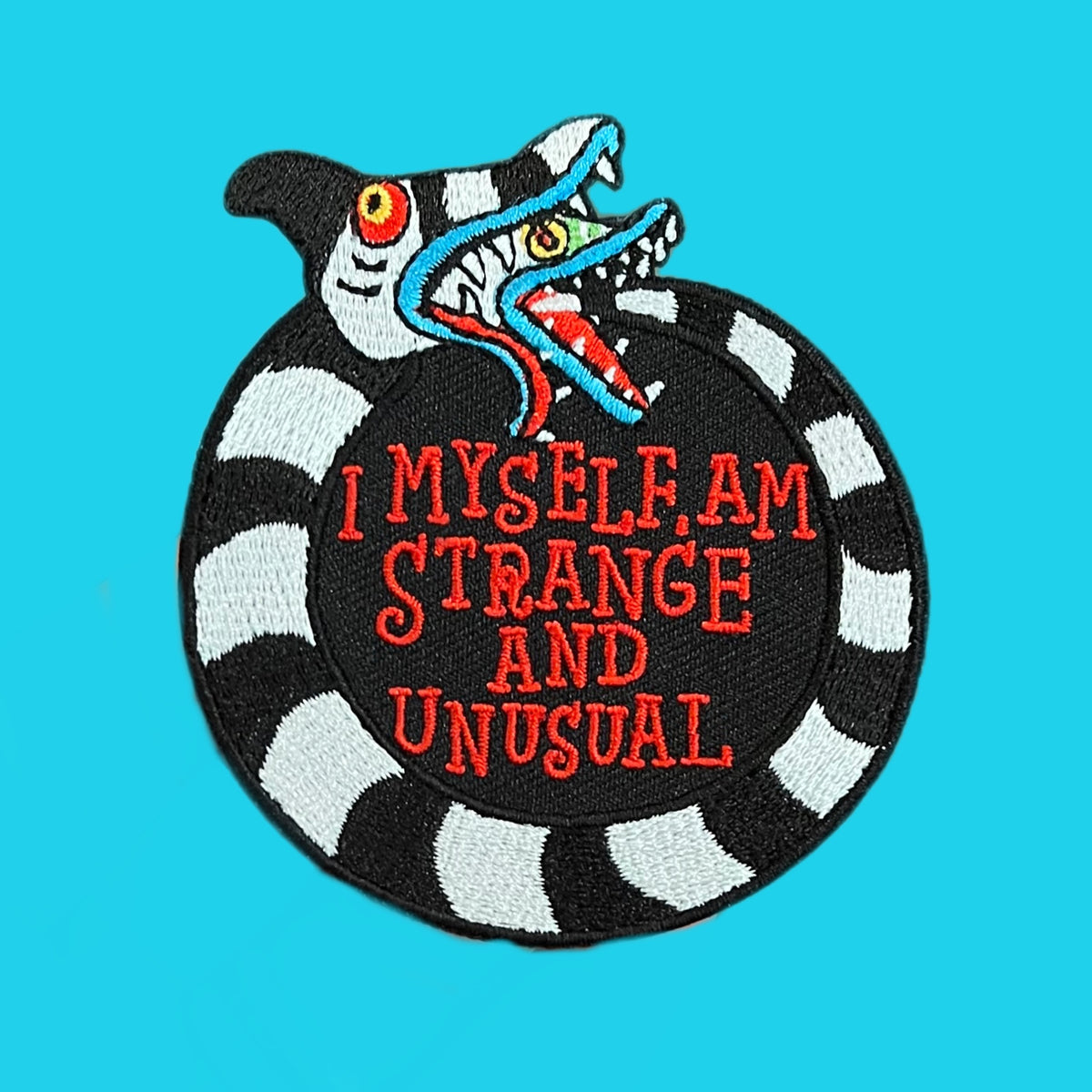 Beetlejuice Inspired Patch – Mad About Patches