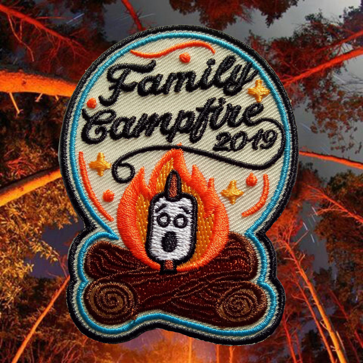 Family Campfire Patch – Mad About Patches