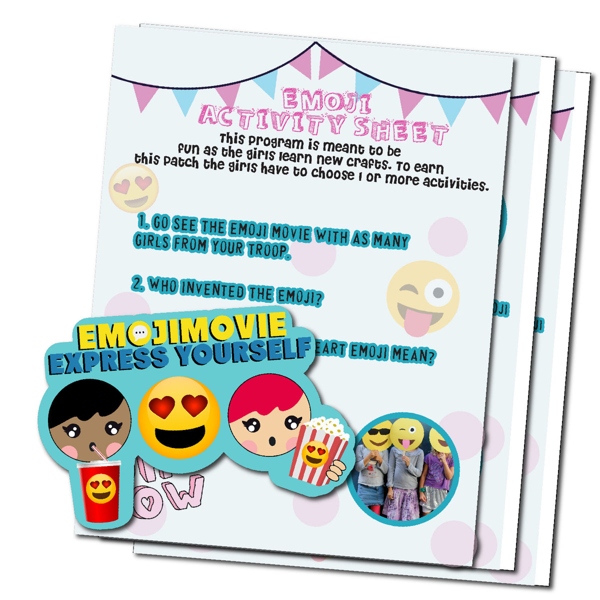 Emoji Activity Sheet – Mad About Patches