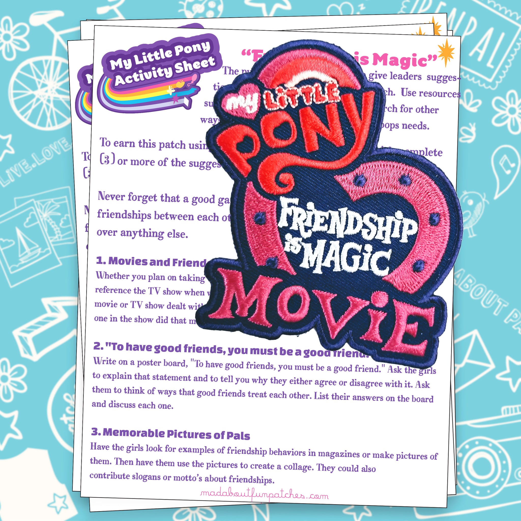 My Little Pony Activity Sheet – Mad About Patches