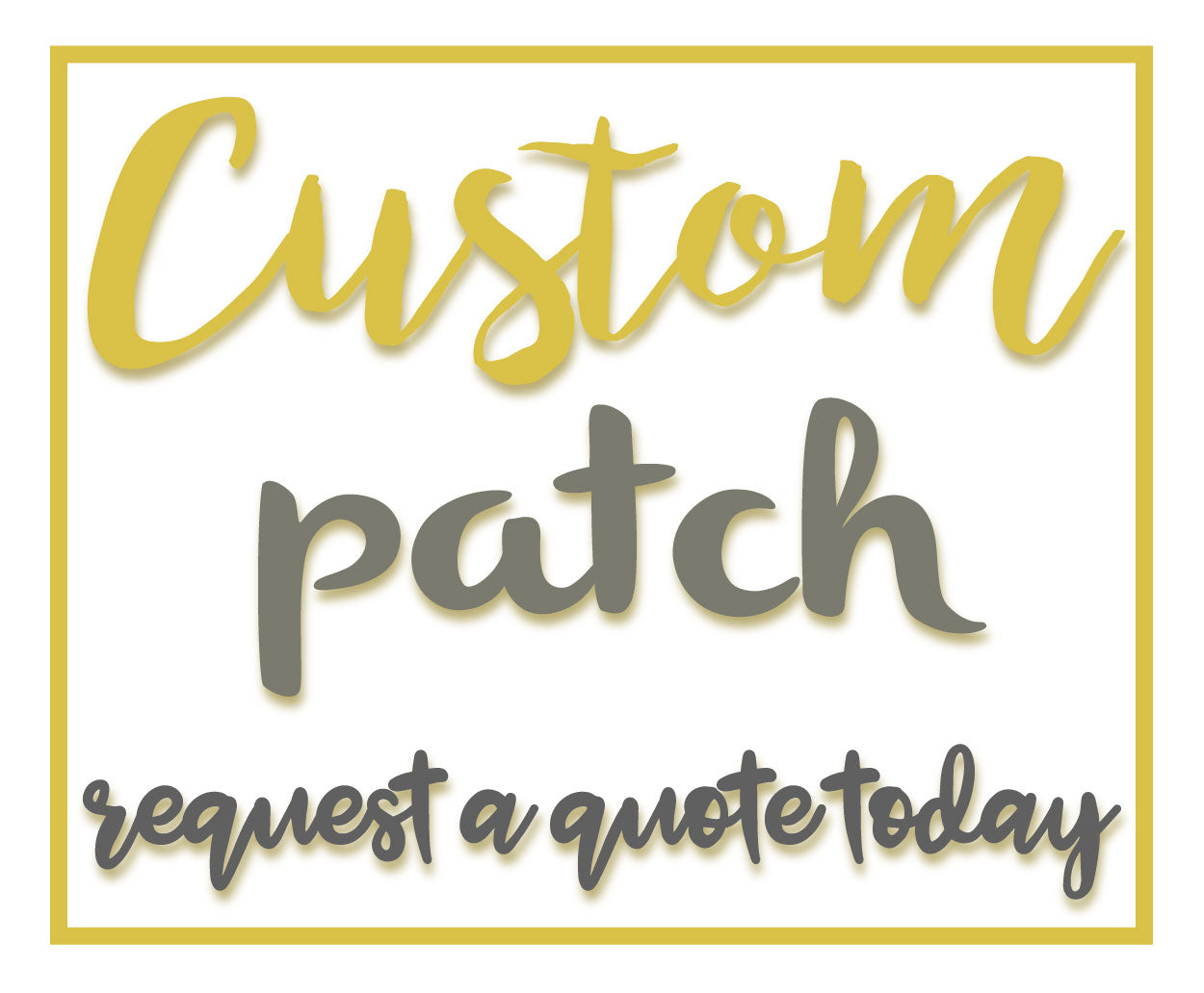 CUSTOM PATCHES – Mad About Patches