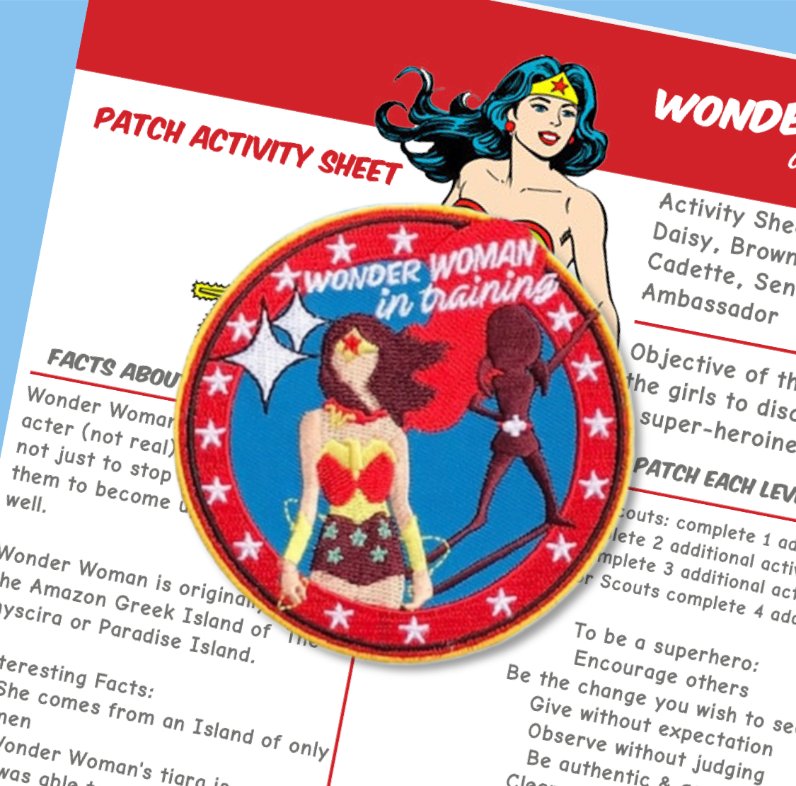 Wonder Woman Patch – Mad About Patches