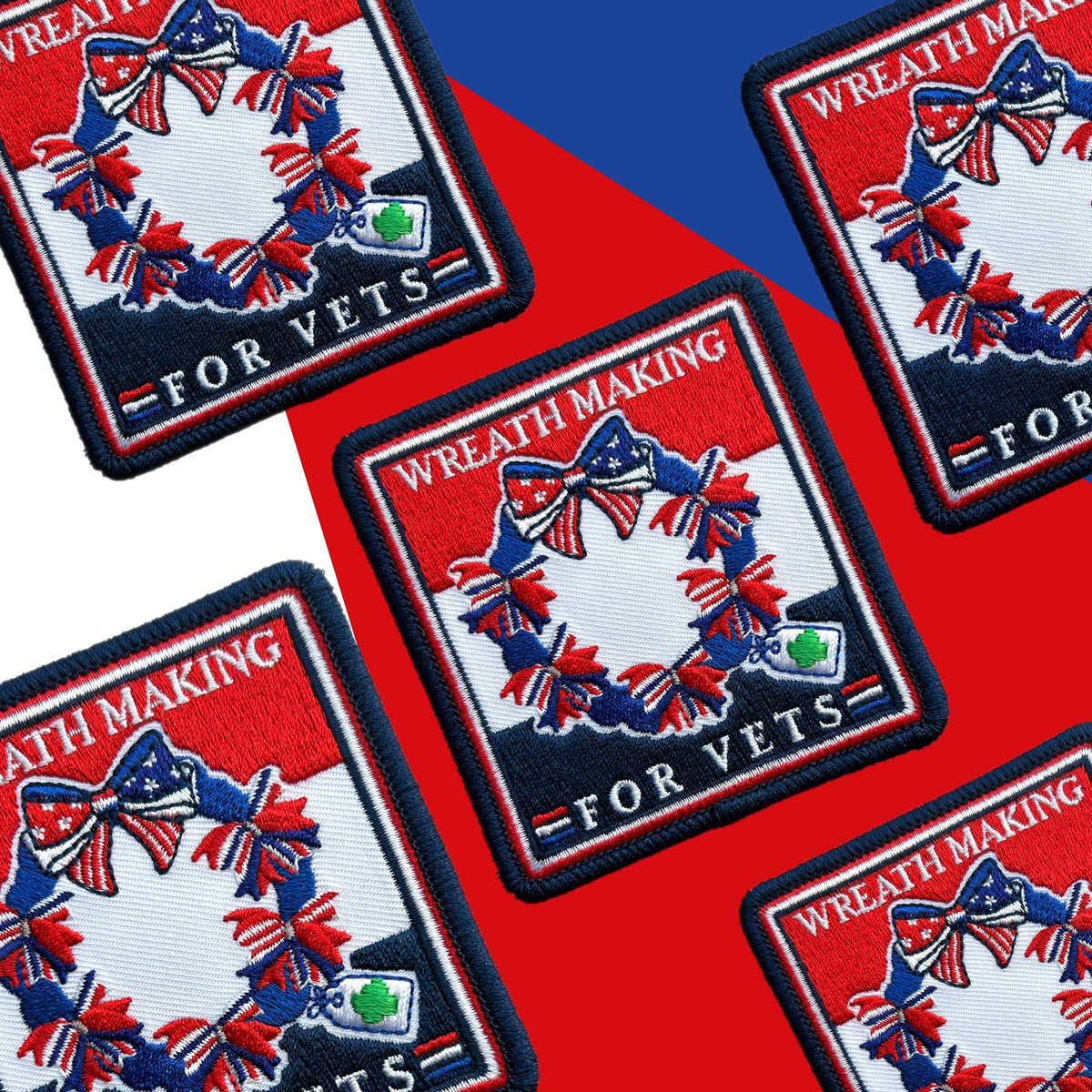 Wreath Making Custom Patch – Mad About Patches