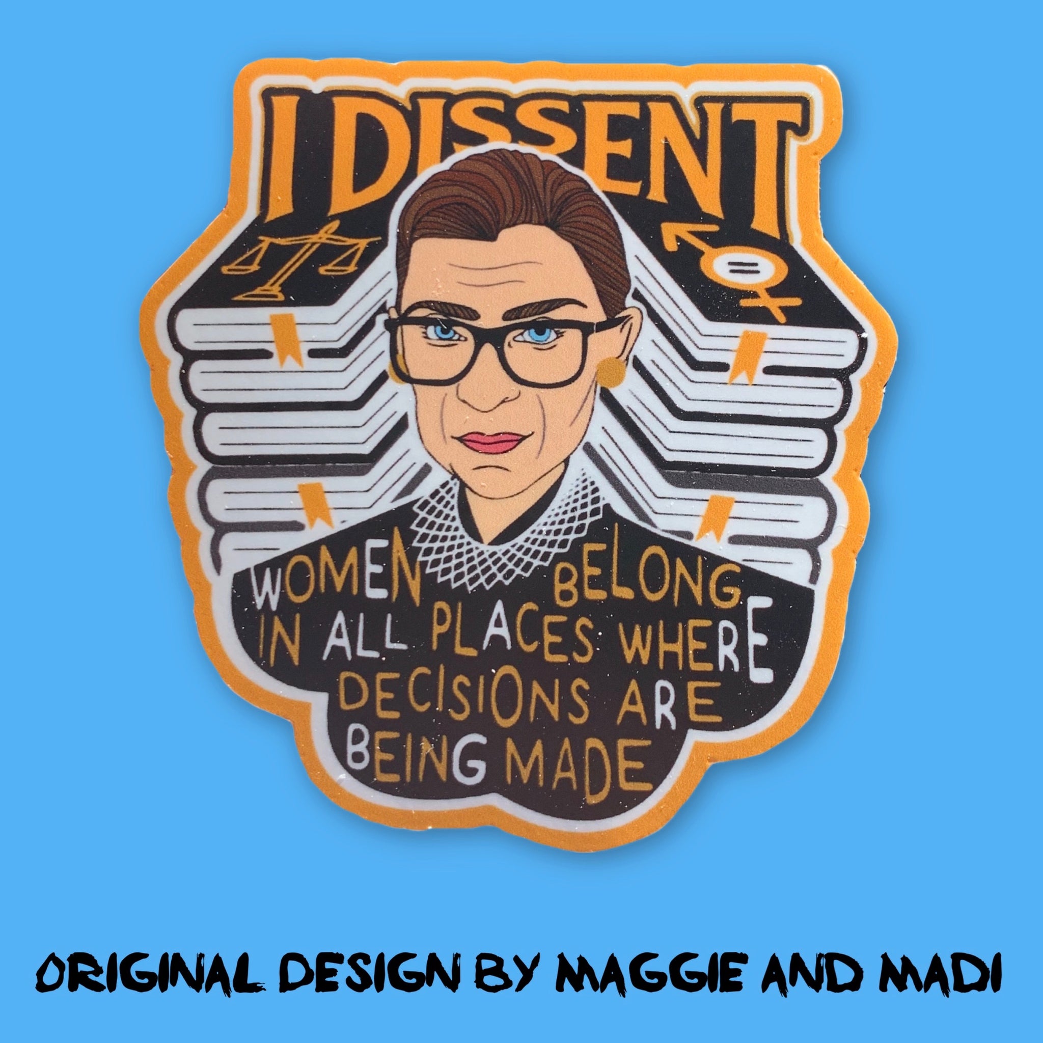 RBG Sticker – Mad About Patches