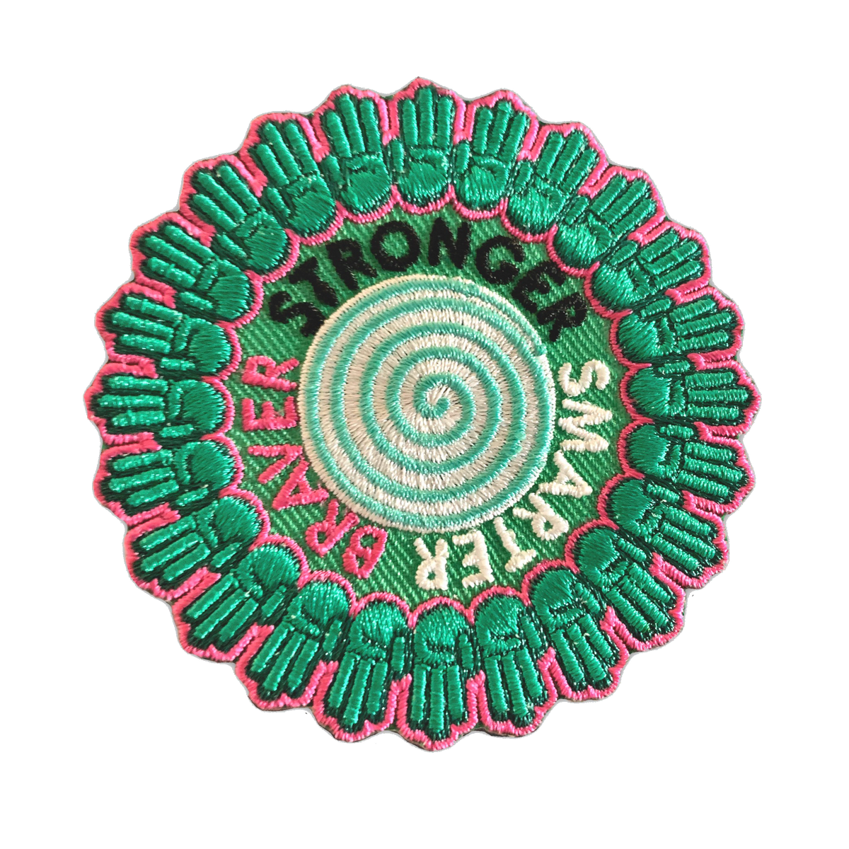 Braver, Stronger, Smarter, Promise Circle Patch – Mad About Patches