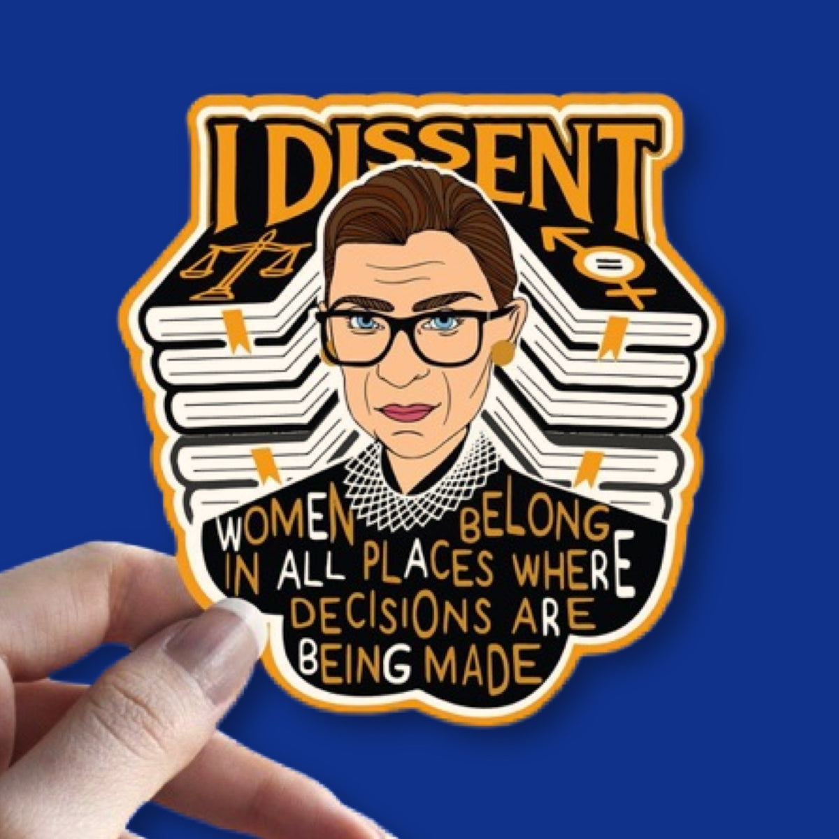 RBG Sticker – Mad About Patches